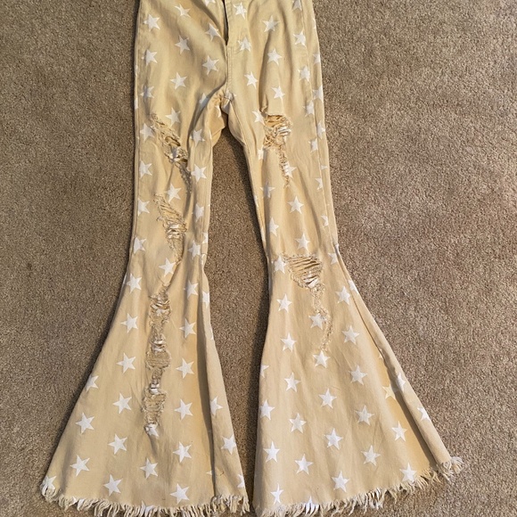 Jeans | Flared Star Pants | Poshmark